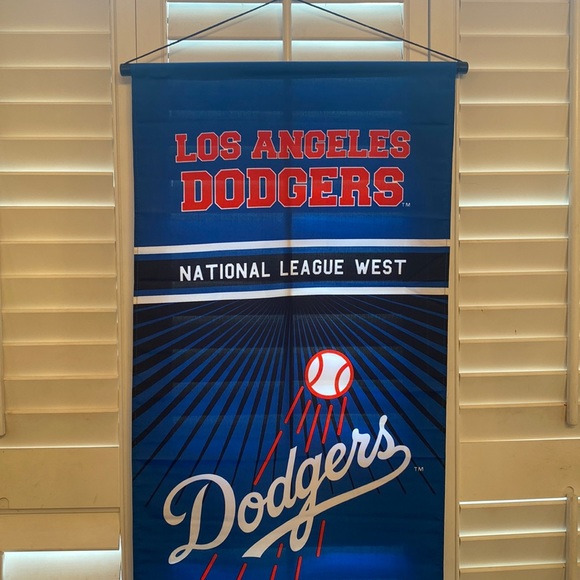 Wall Decor | Los Angeles Dodgers Banner | Poshmark